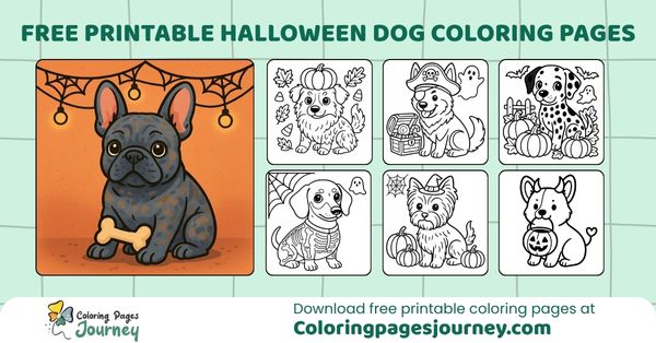 Halloween Dog Coloring Pages — 15+ Free Printable PDF Sheets